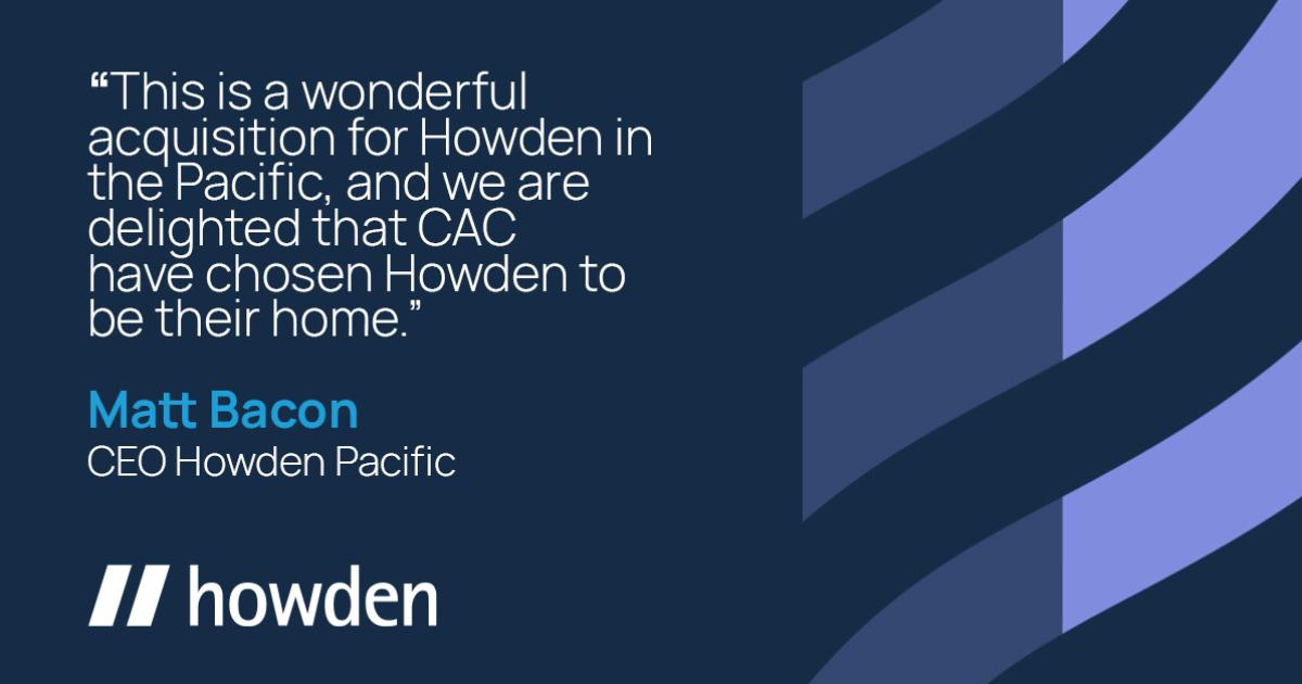 Howden Pacific acquires Counselling Appraisal Consultants | Howden ...