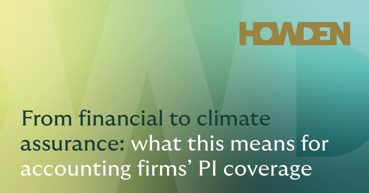From financial to climate assurance: what this means for accounting ...