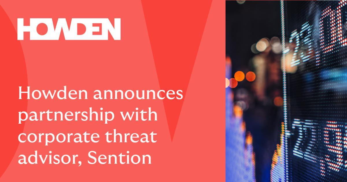 Howden partners with Sention